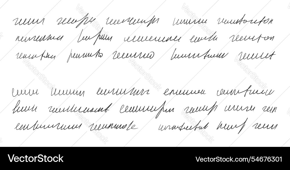 Handwritten ink stroke scribble fictional dairy Vector Image