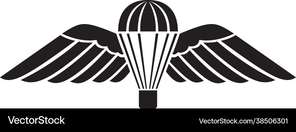 Parachute Regiment Badge Royalty Free Vector Image