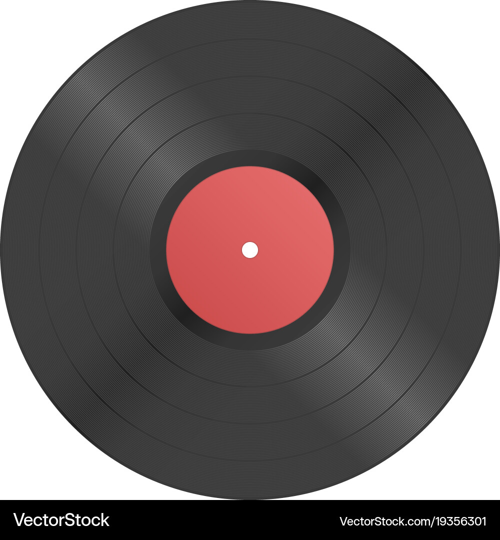 Vinyl record Royalty Free Vector Image - VectorStock