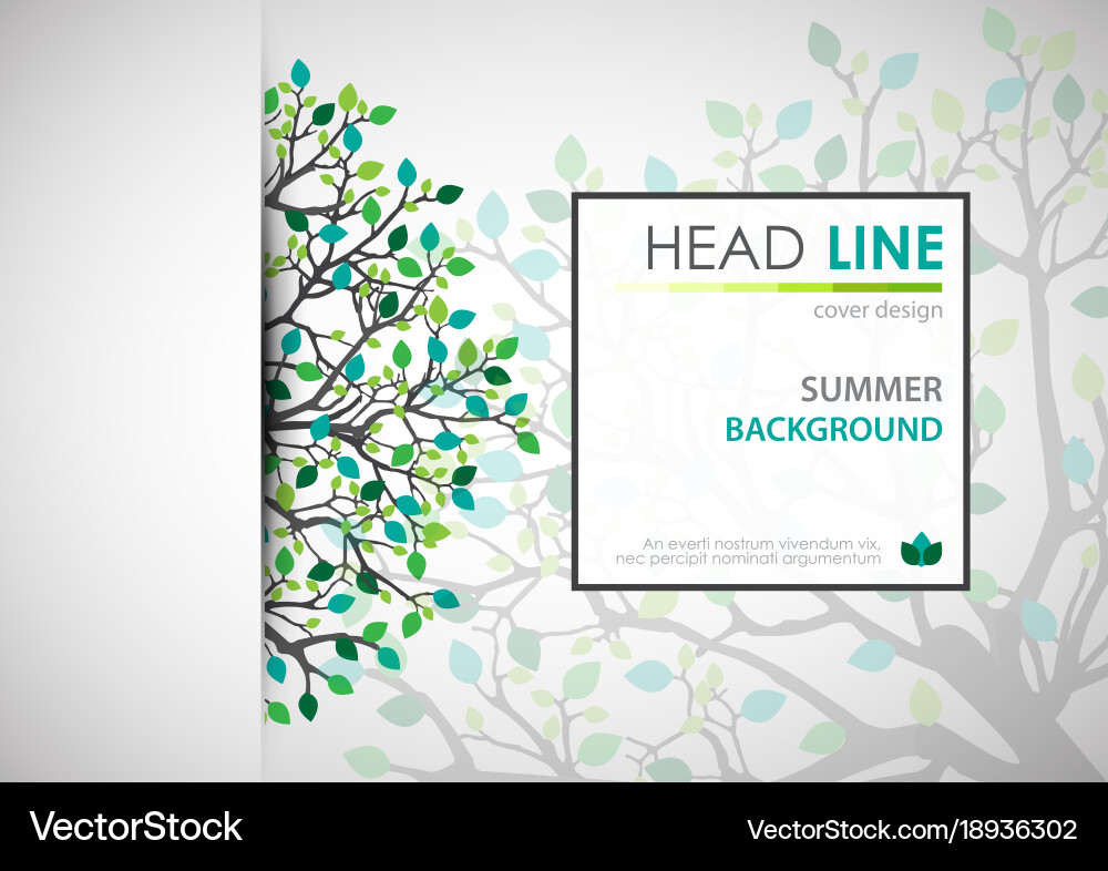 Abstract nature background Royalty Free Vector Image