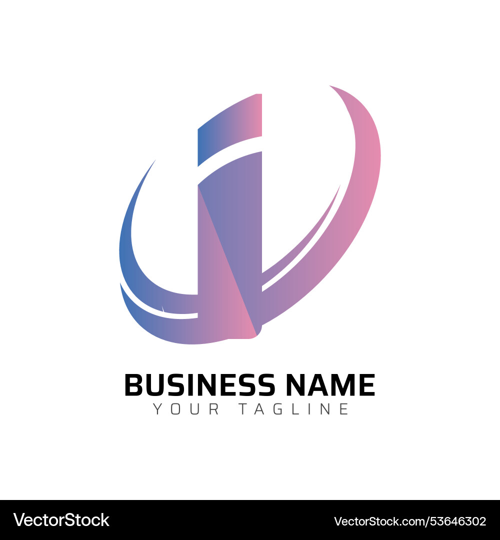 I abstract modern minimalist premium typography 3d