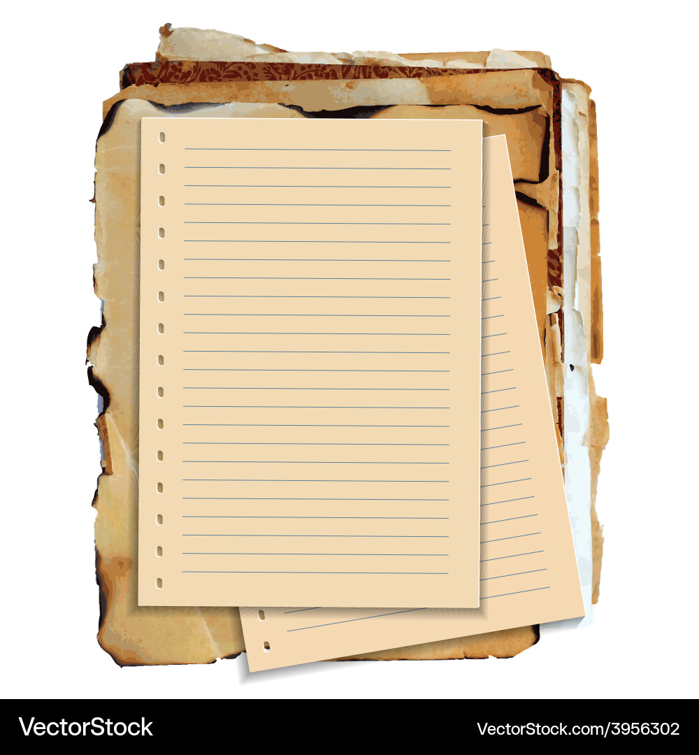 Old paper Royalty Free Vector Image - VectorStock