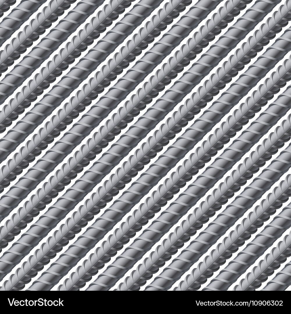 Reinforced Steel Rebar Pattern Royalty Free Vector Image