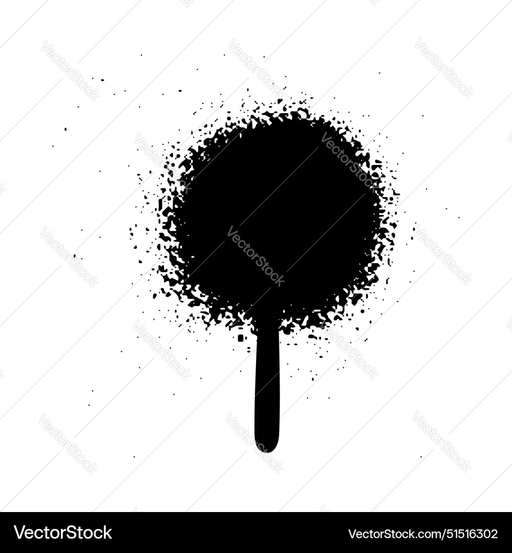 Spray paint dot splatter painted drip grunge art Vector Image