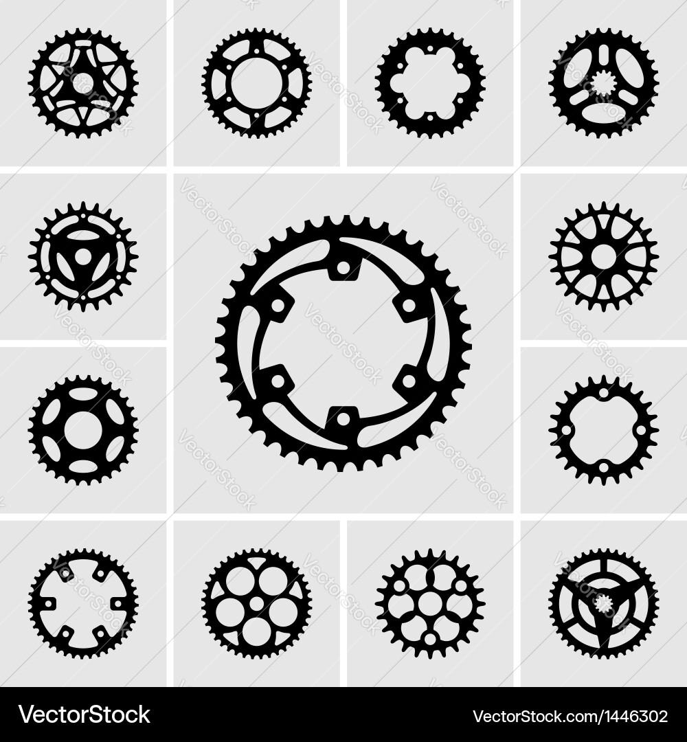 Sprockets Royalty Free Vector Image - VectorStock