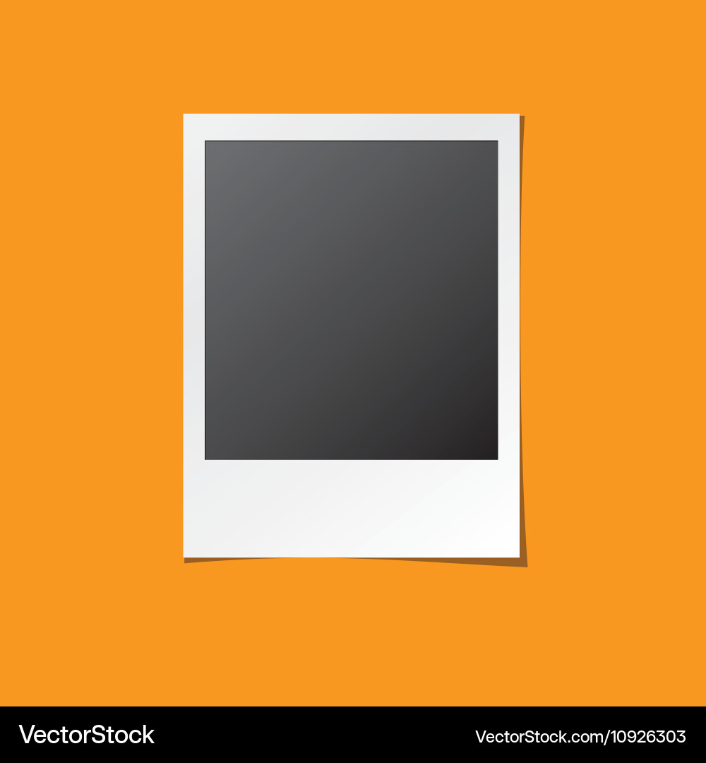 Instant photo frame isolated Royalty Free Vector Image