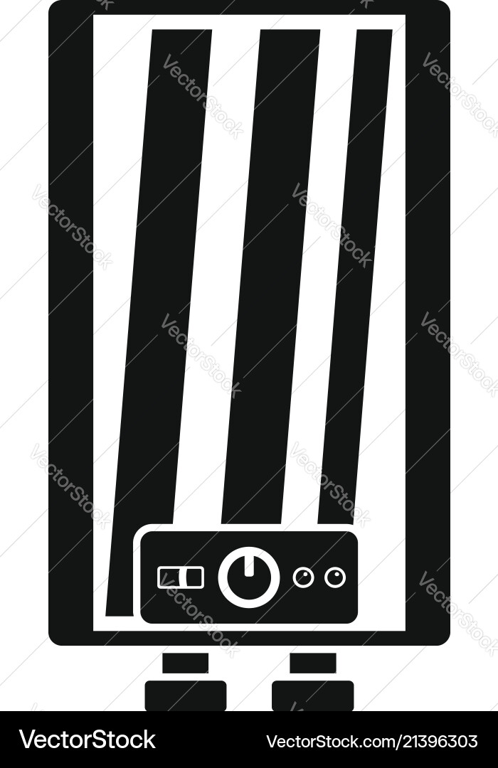 Steam boiler icon simple style Royalty Free Vector Image