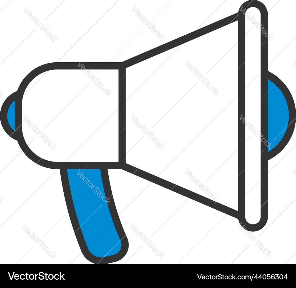 Promotion megaphone icon Royalty Free Vector Image