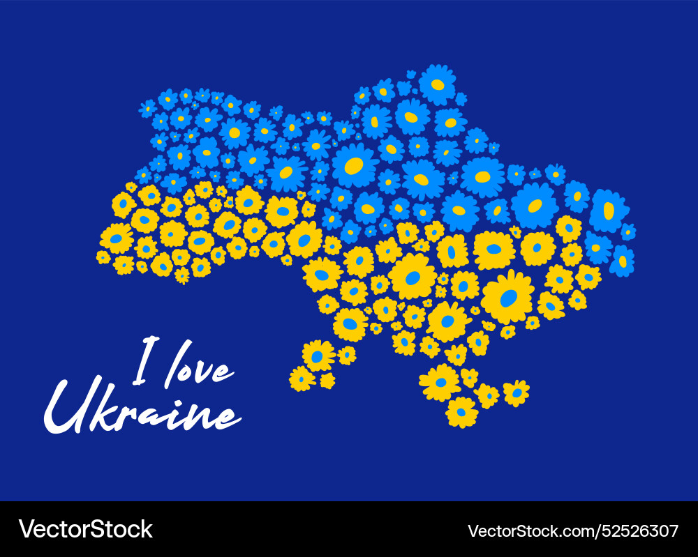 Map of ukraine Royalty Free Vector Image - VectorStock