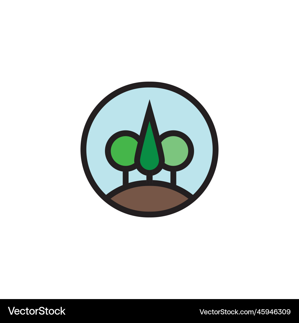 Environment logo design Royalty Free Vector Image