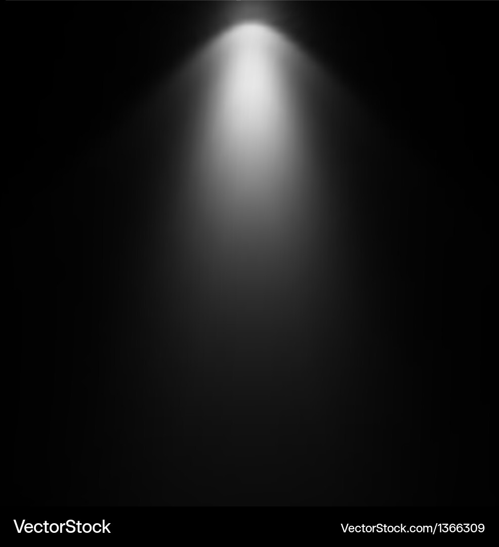 Light beam from projector Royalty Free Vector Image