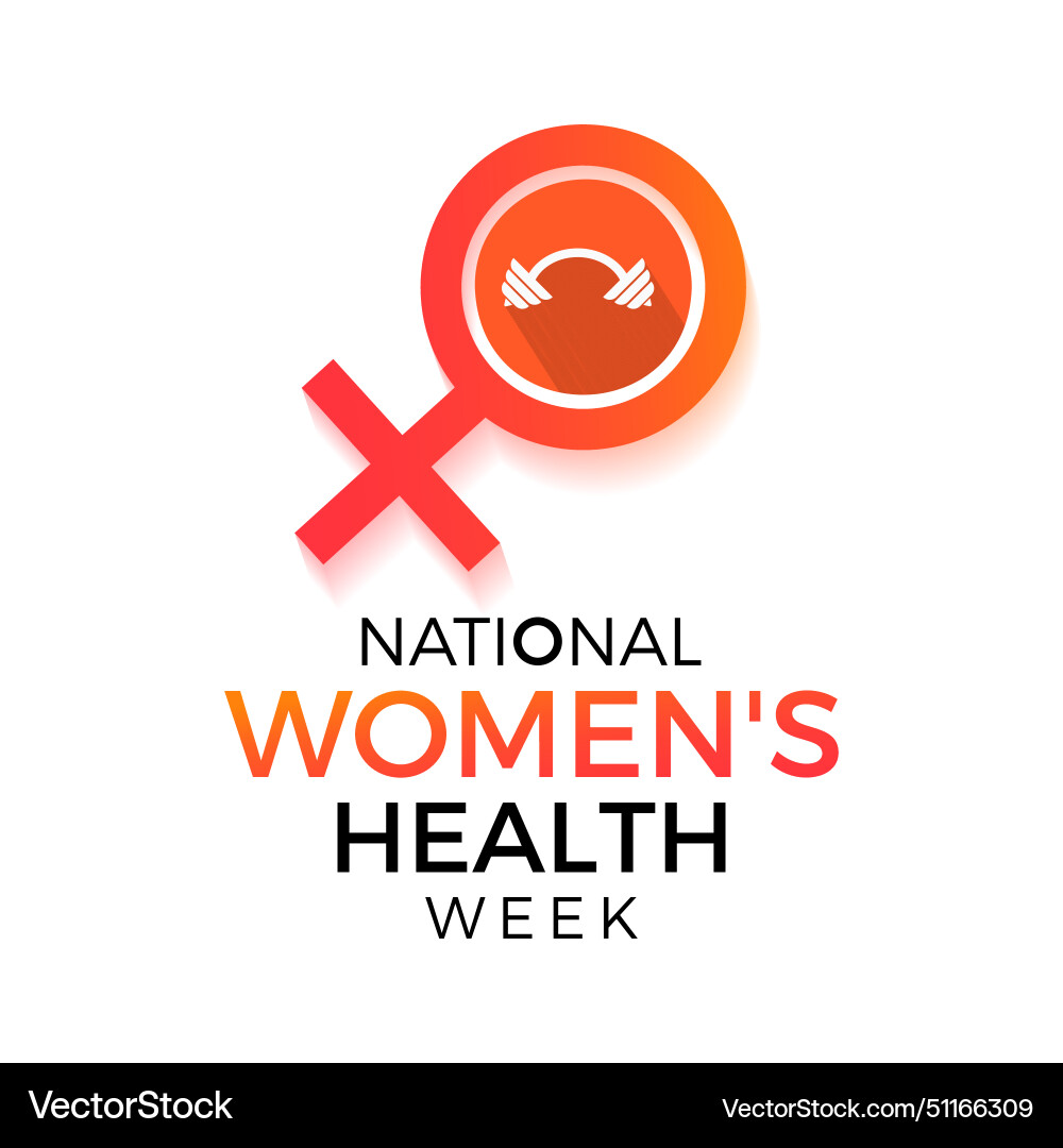 National Womens Health Week Awareness Royalty Free Vector