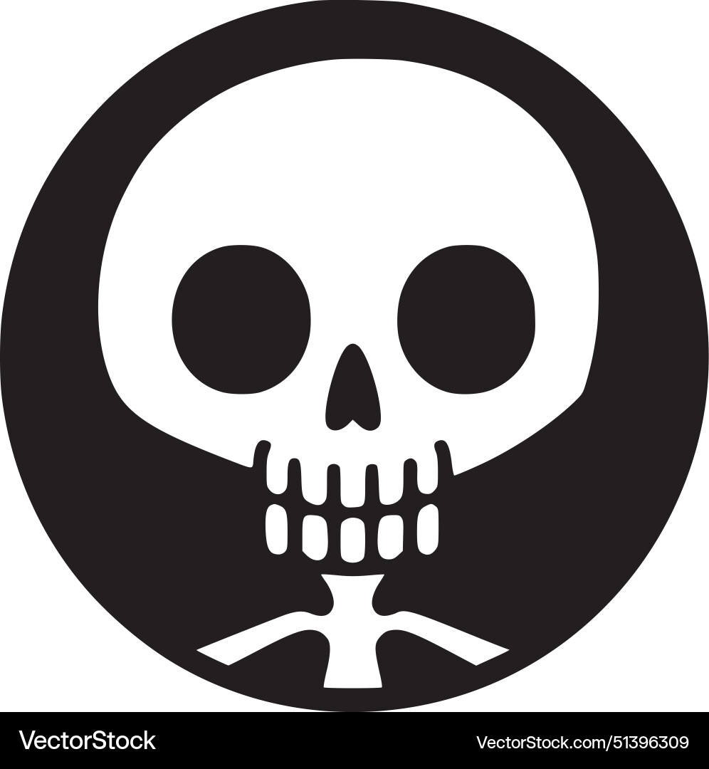 Skeleton - high quality logo ideal for t-shirt Vector Image