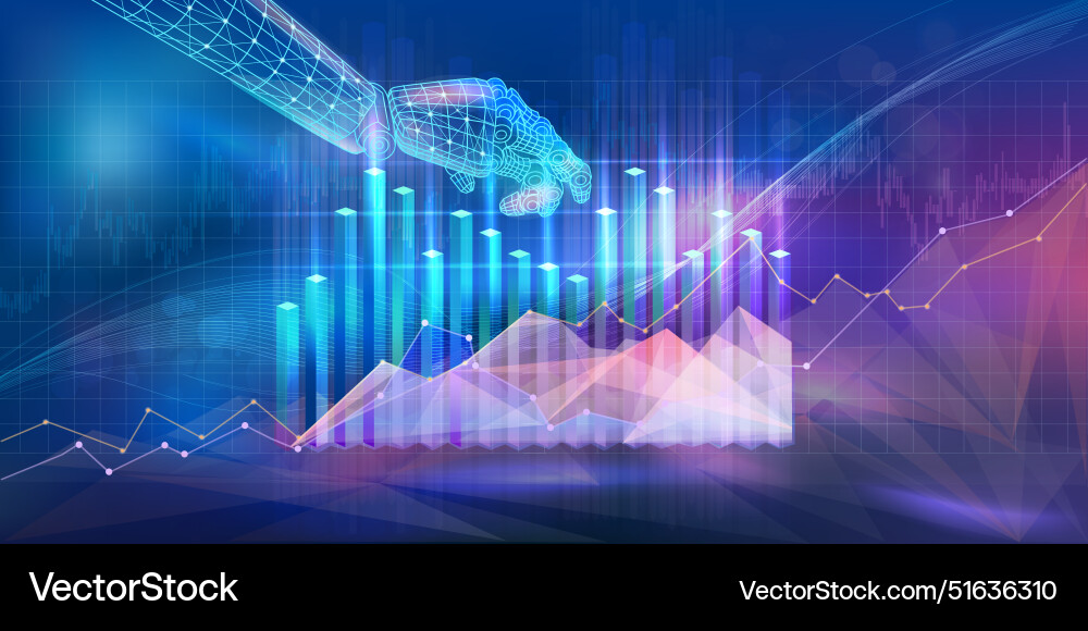 Infographics with the concept of interaction Vector Image