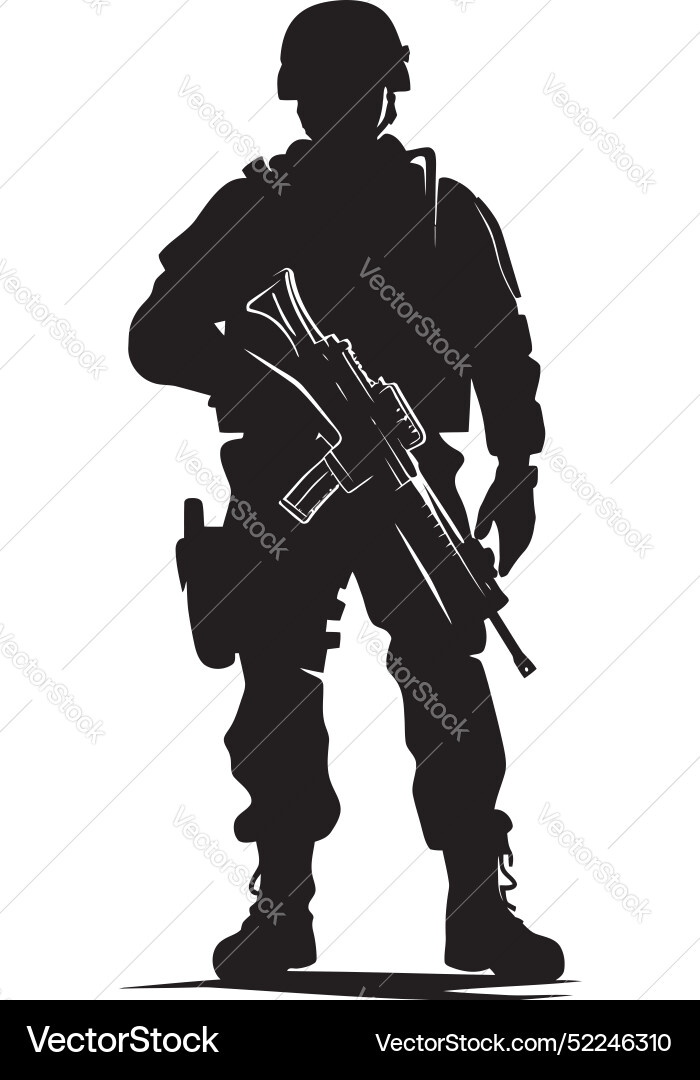 Night ops marksman iconic design featuring – Royalty-Free Vector ...
