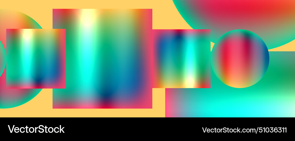 A colorful abstract background with yellow Vector Image