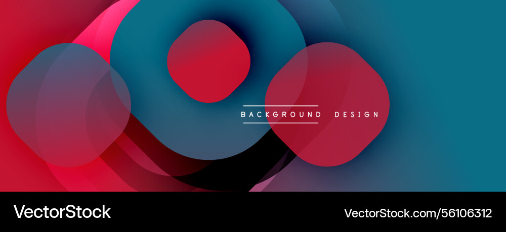 Abstract background with layered translucent Vector Image