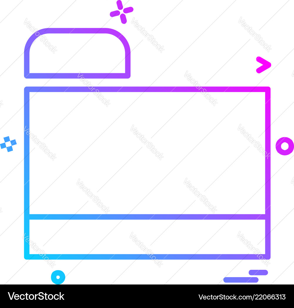 Folder icon design Royalty Free Vector Image - VectorStock