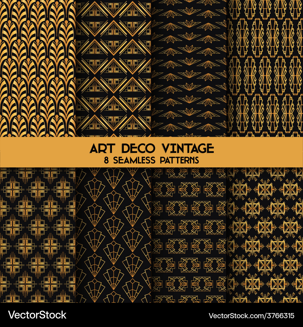 Art Deco Circle Pattern Vector Images (over 6,900)