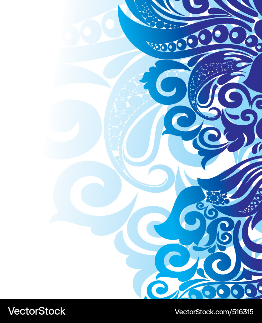 Ocean Wave Swirl Royalty Free Vector Image - VectorStock