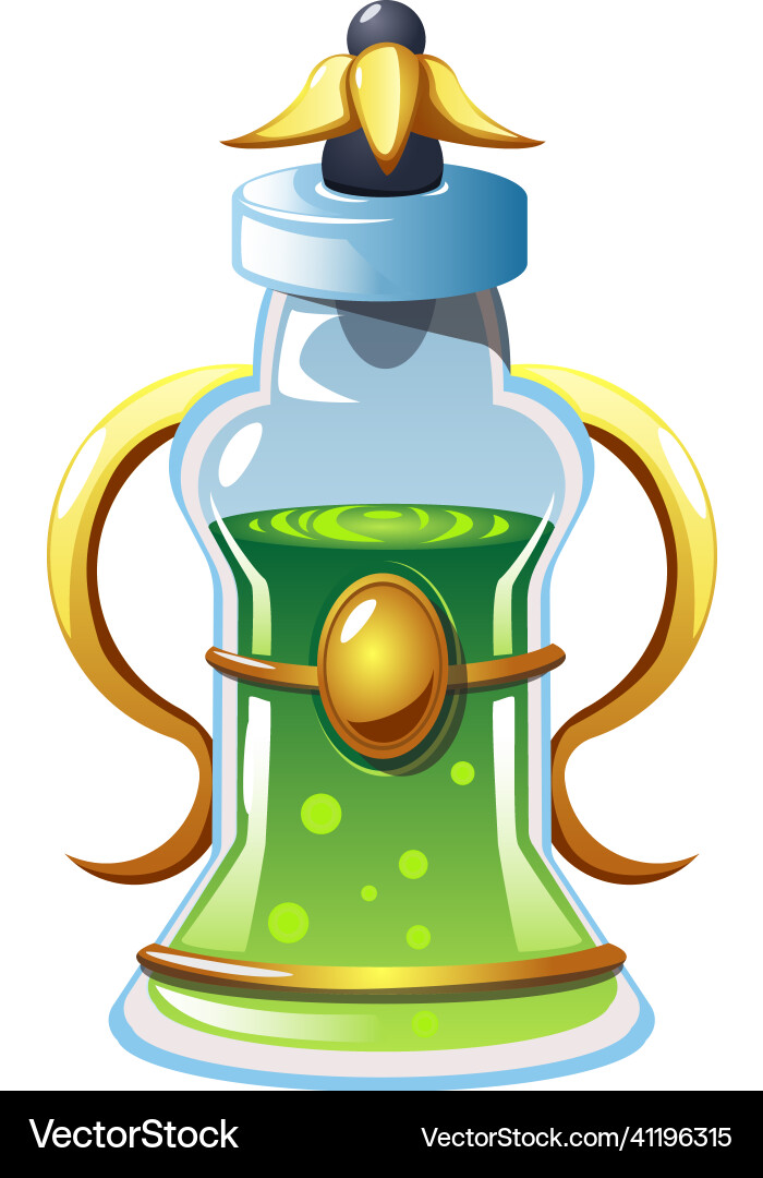 Realistic potion icon Royalty Free Vector Image