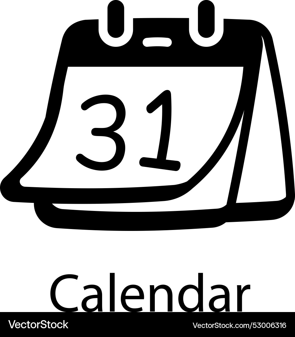 Calendar Royalty Free Vector Image - VectorStock