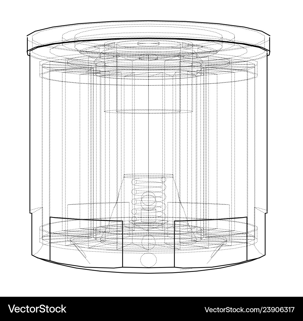 Oil filter concept Royalty Free Vector Image - VectorStock