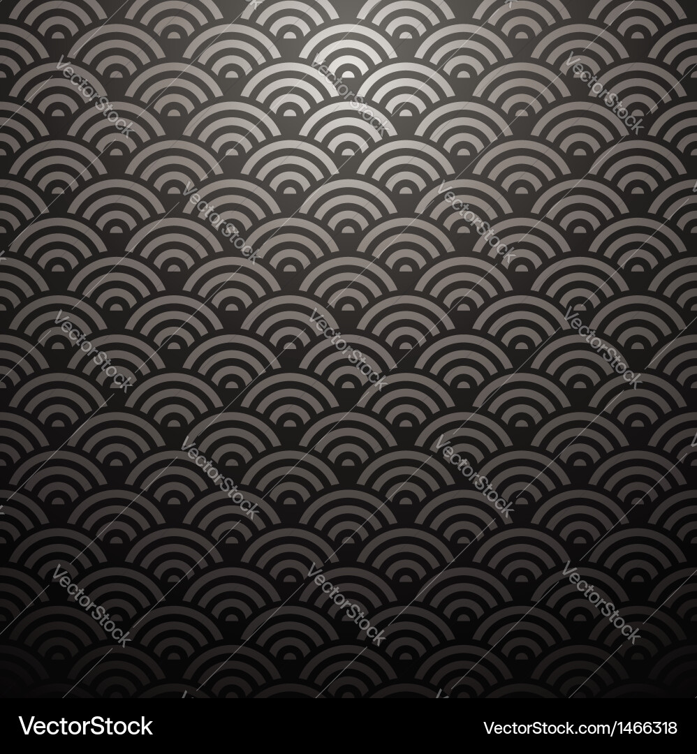 Black japan seamless pattern Royalty Free Vector Image