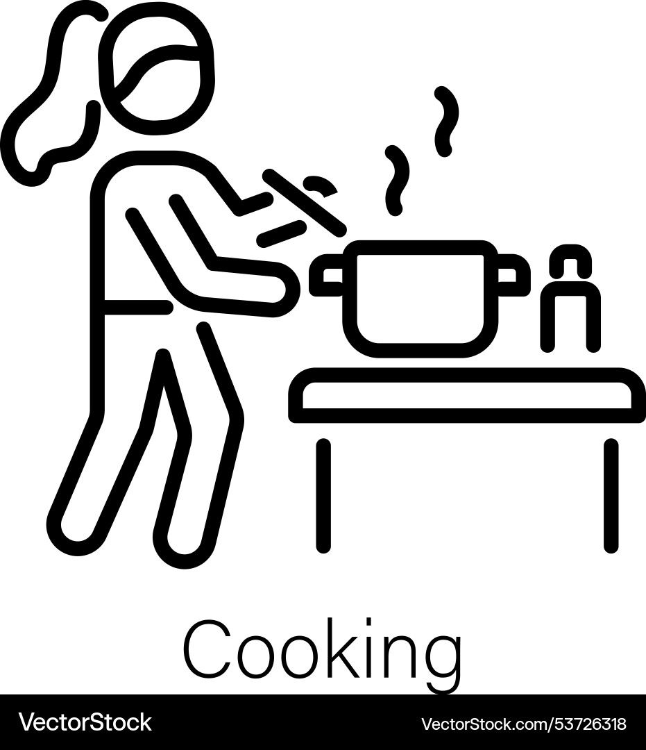 Cooking Royalty Free Vector Image - VectorStock