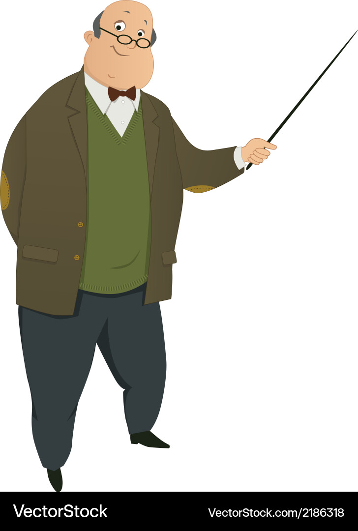 Professor Royalty Free Vector Image - VectorStock