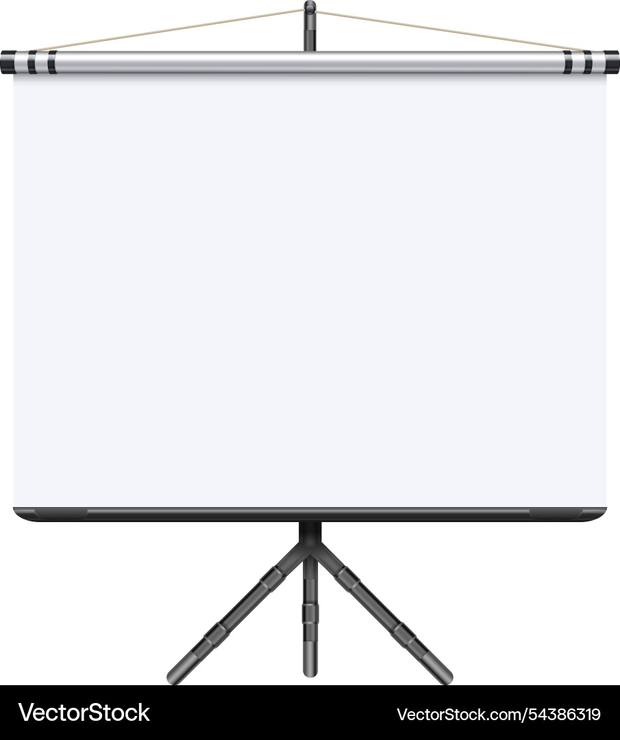 Whiteboard Presentation Mockup Royalty Free Vector Image