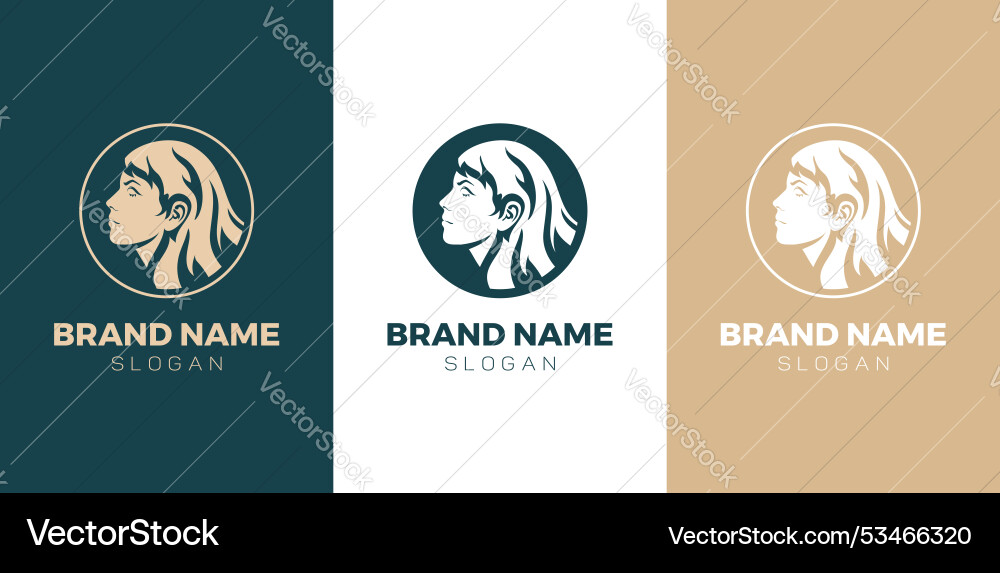 A stylish and eye catching profile logo design Vector Image
