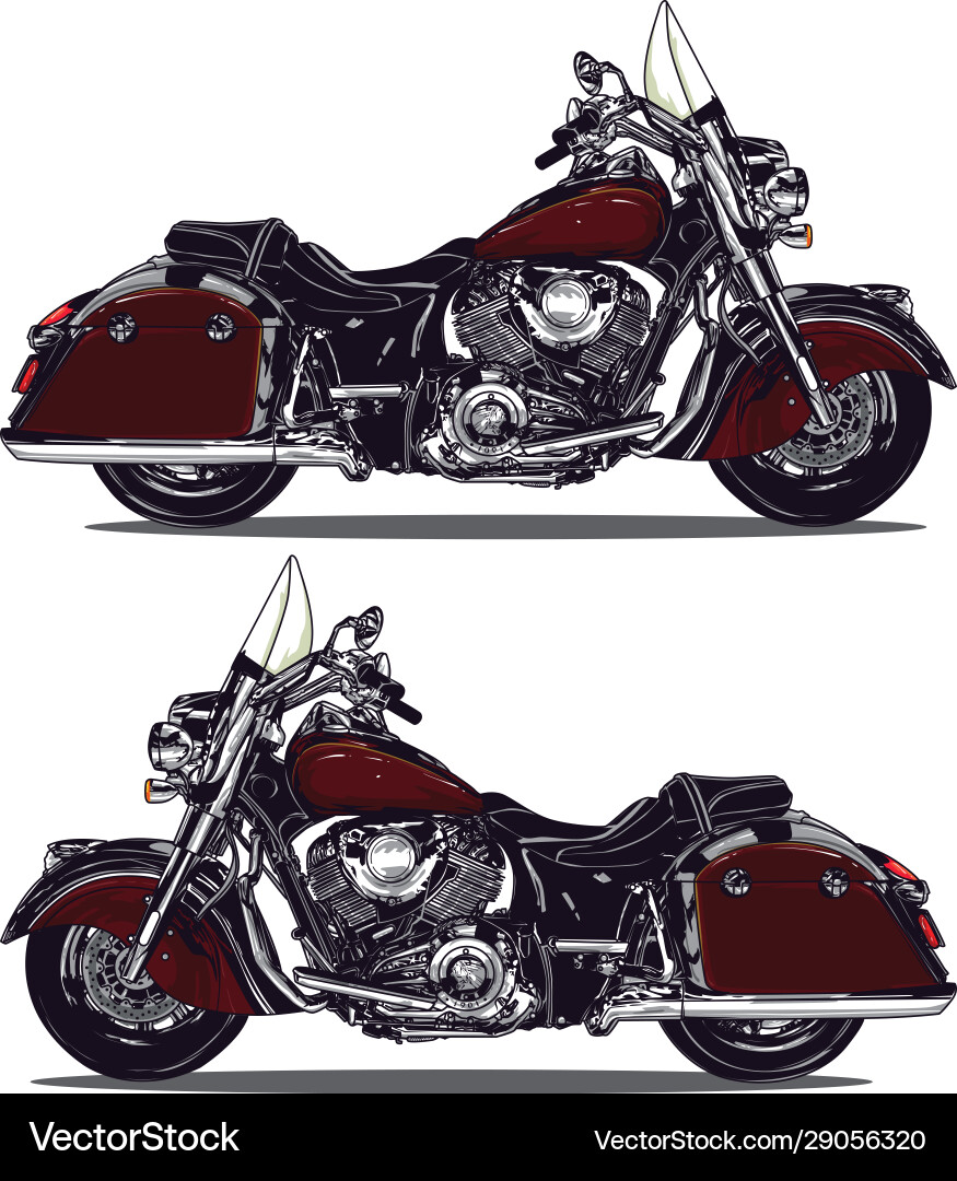 Motorcycle Royalty Free Vector Image - VectorStock
