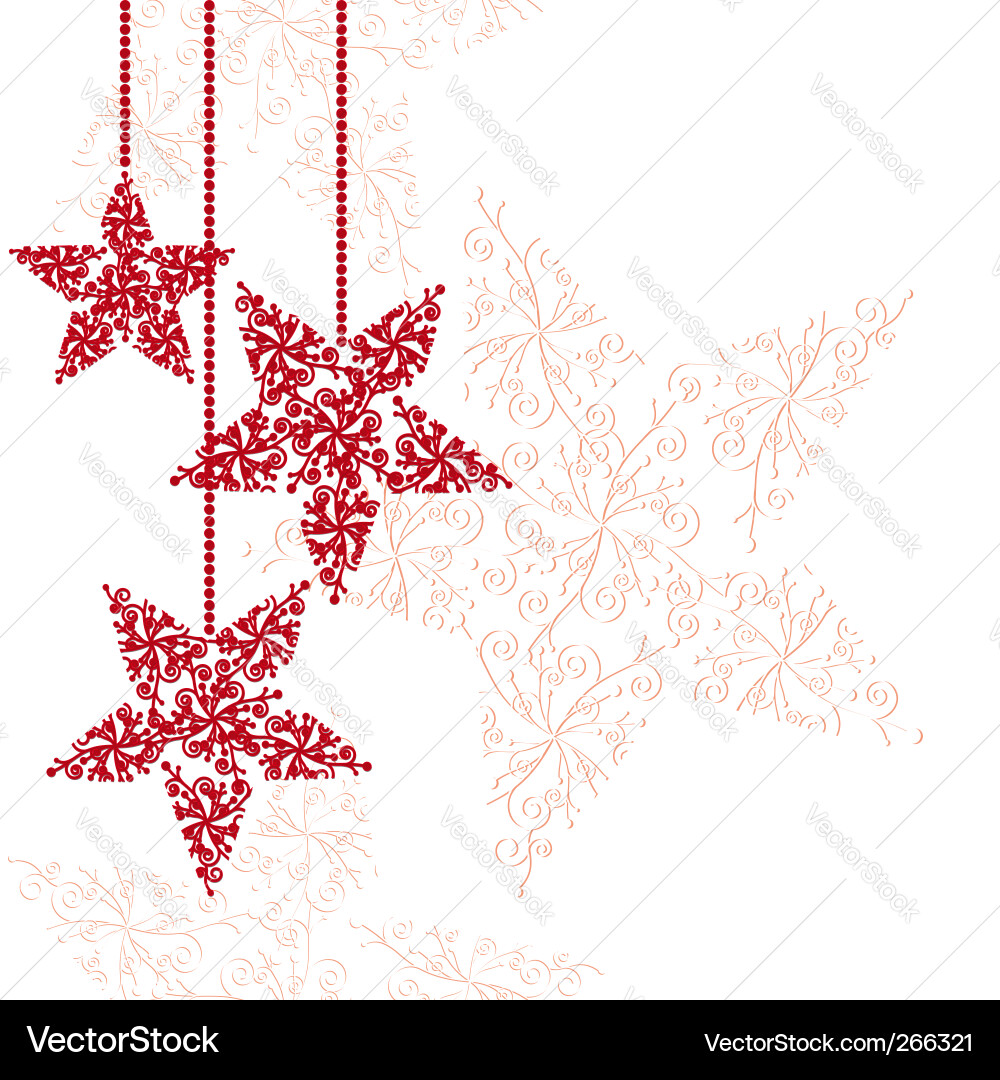 Christmas star Royalty Free Vector Image - VectorStock