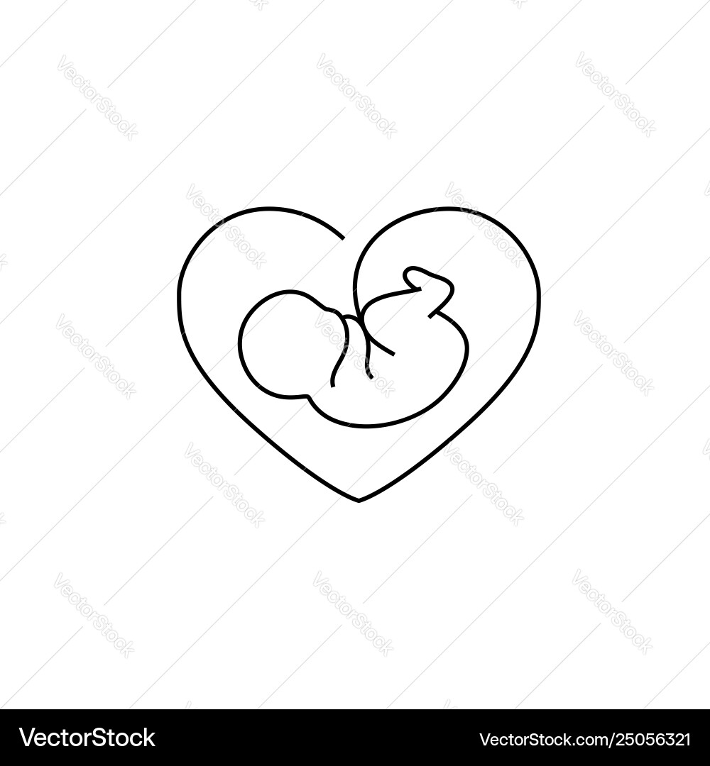Embryo icon Royalty Free Vector Image - VectorStock
