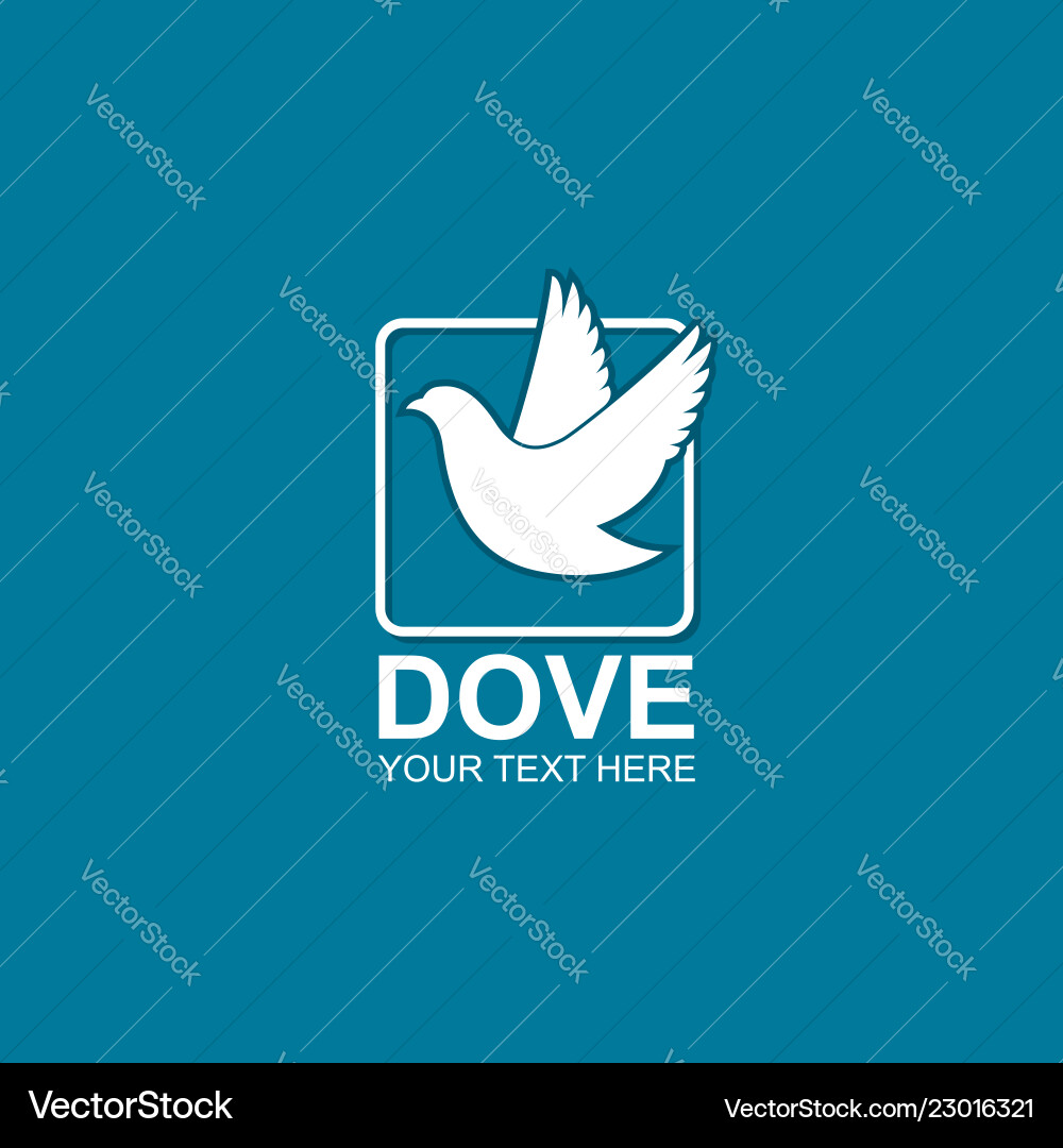 Flying dove icon Royalty Free Vector Image - VectorStock
