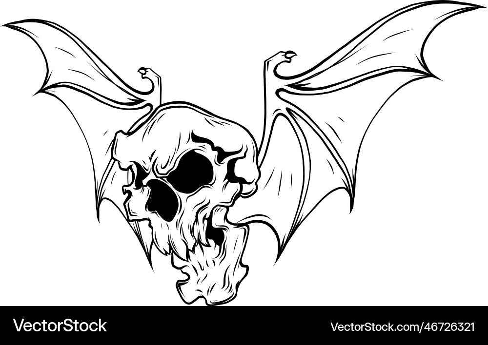 Vampire Skull Art Drawings
