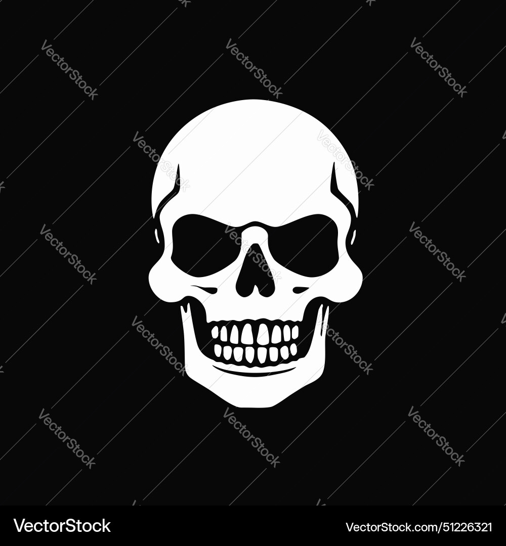 Human skull icon Royalty Free Vector Image - VectorStock