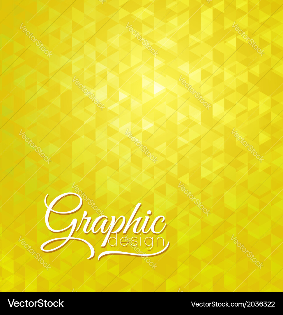 Abstract Yellow Geometric Background Royalty Free Vector