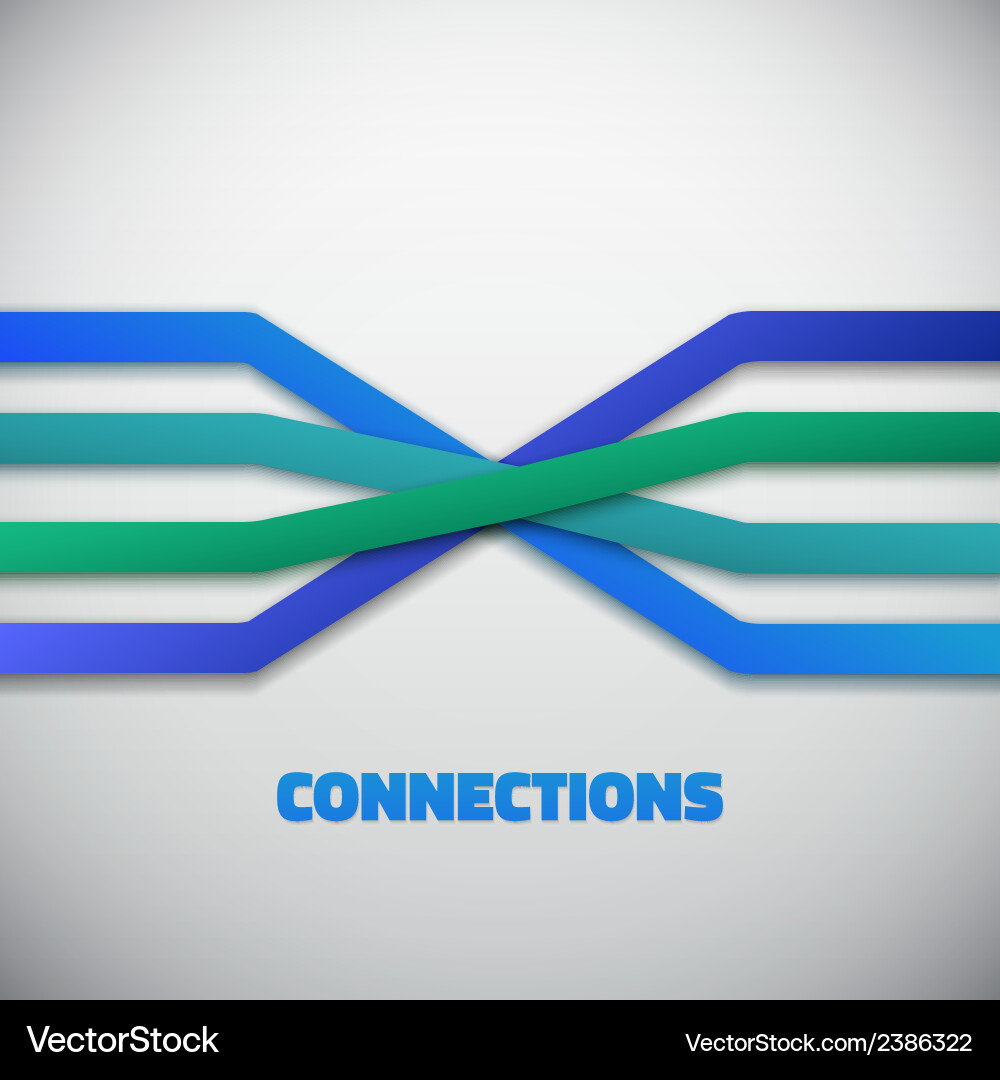 Network Connection Lines Background Royalty Free Vector