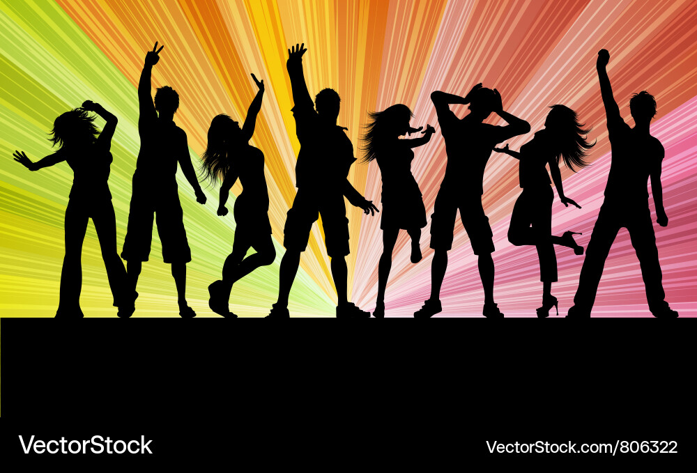Party people Royalty Free Vector Image - VectorStock