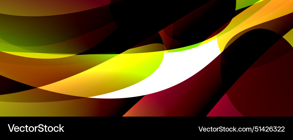 Wave lines and dynamic geometric design Royalty Free Vector