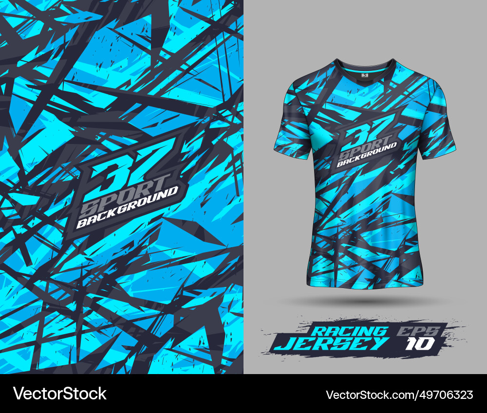 Tshirt sports texture background for soccer Vector Image