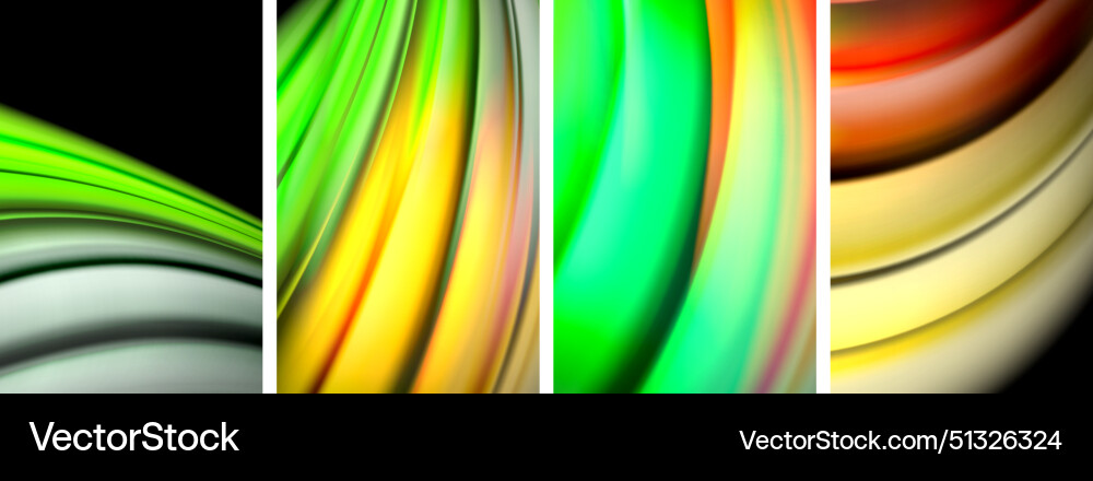 Blurred color line backgrounds Royalty Free Vector Image