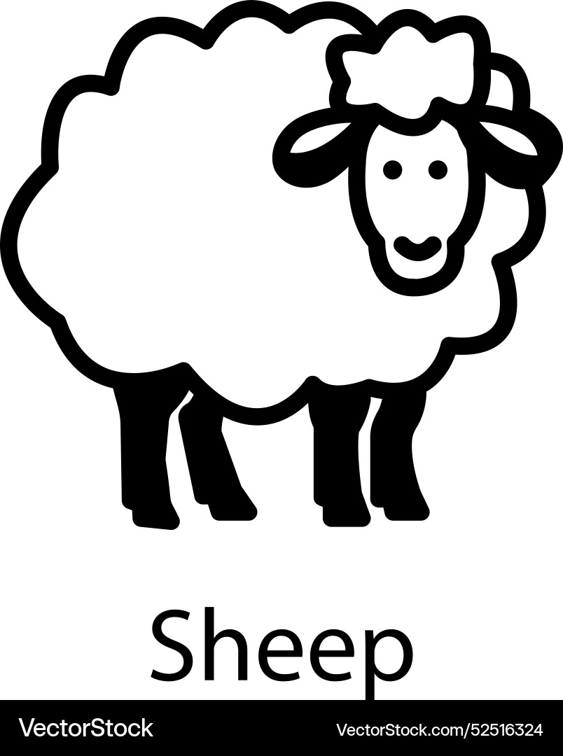 Sheep Royalty Free Vector Image - VectorStock