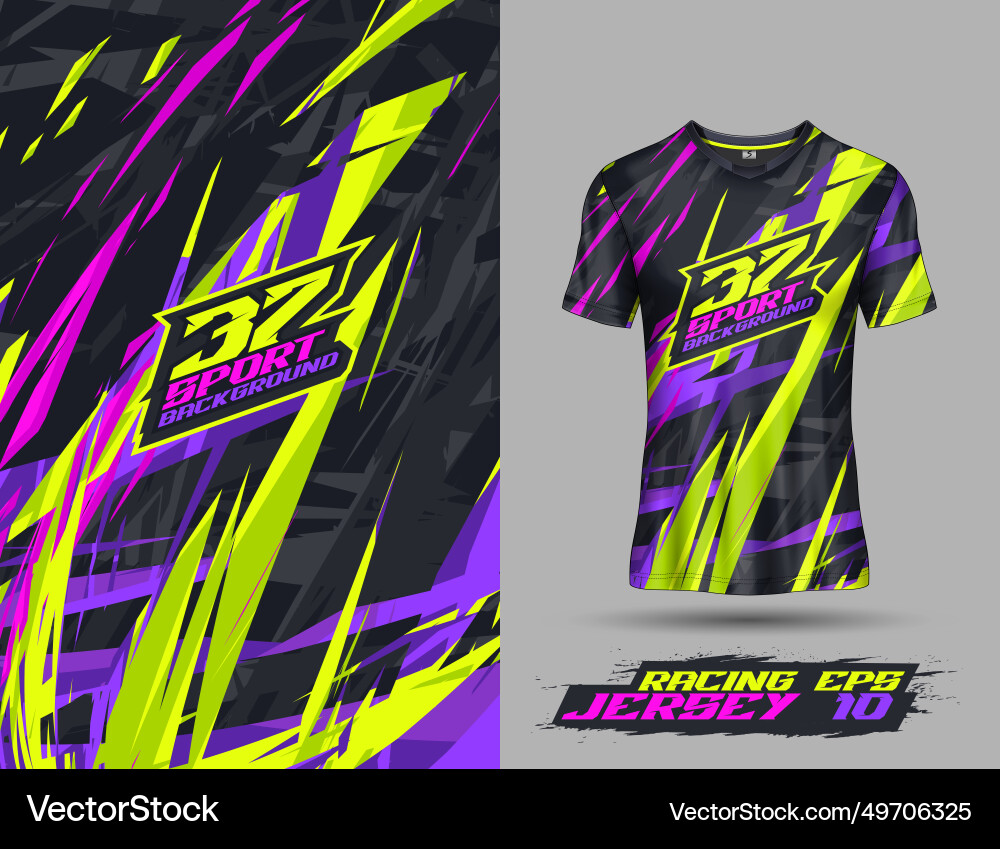 Tshirt sports texture background for soccer Vector Image