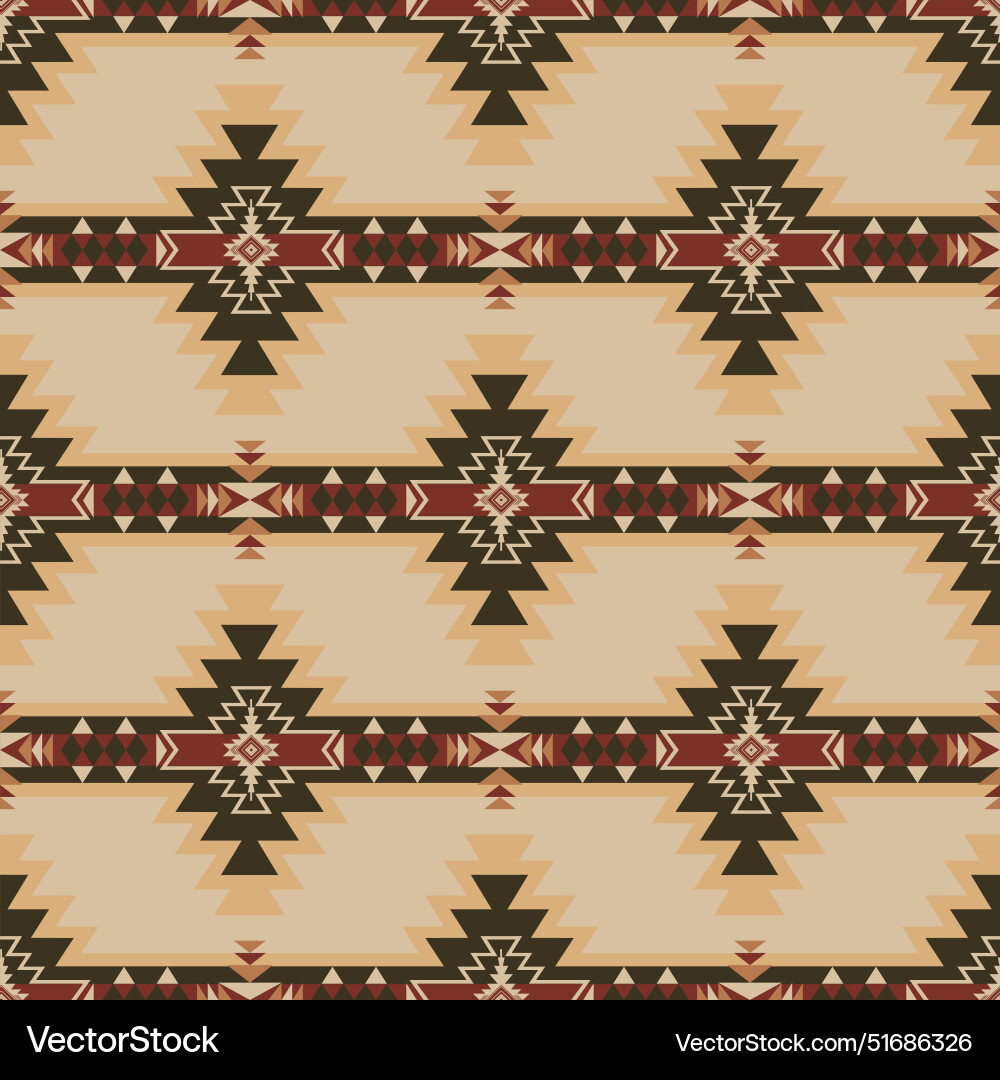 Colorful native american geometric pattern Vector Image