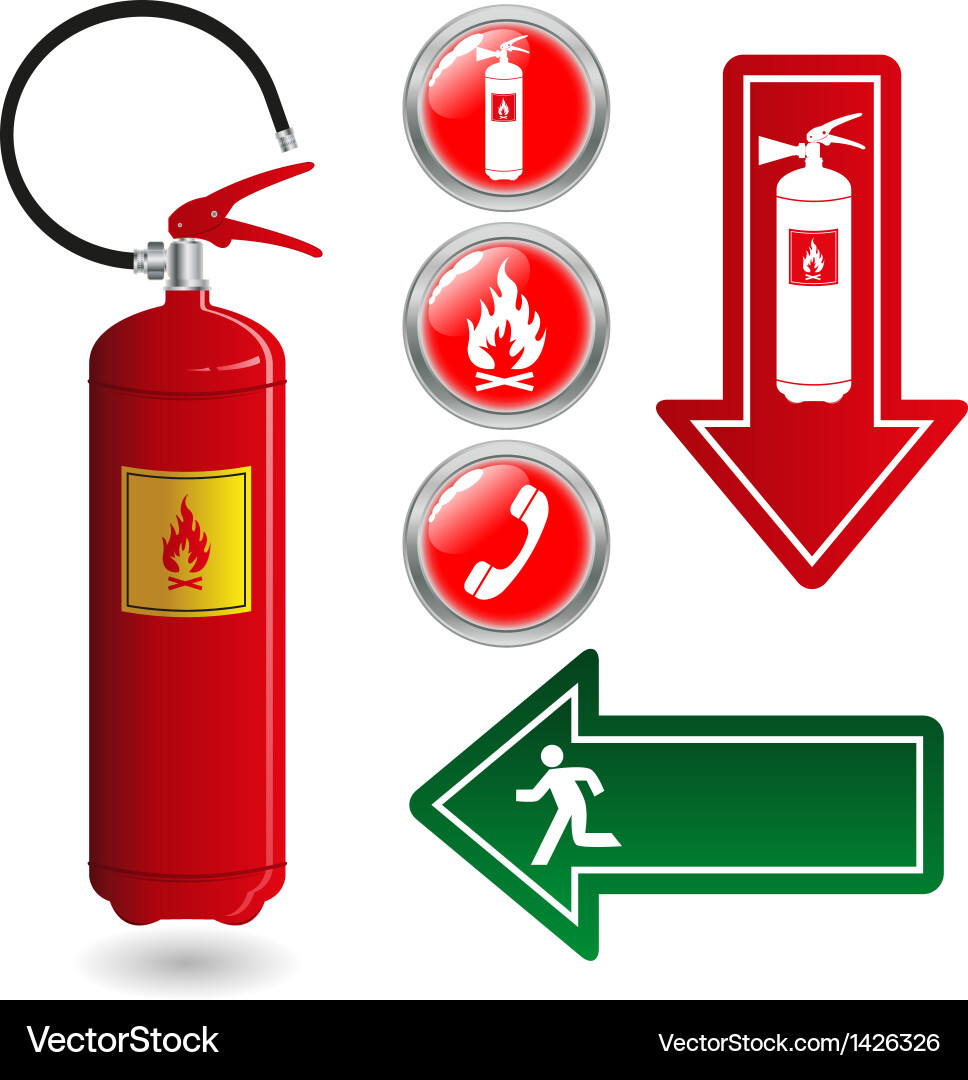 Fire safety Royalty Free Vector Image - VectorStock
