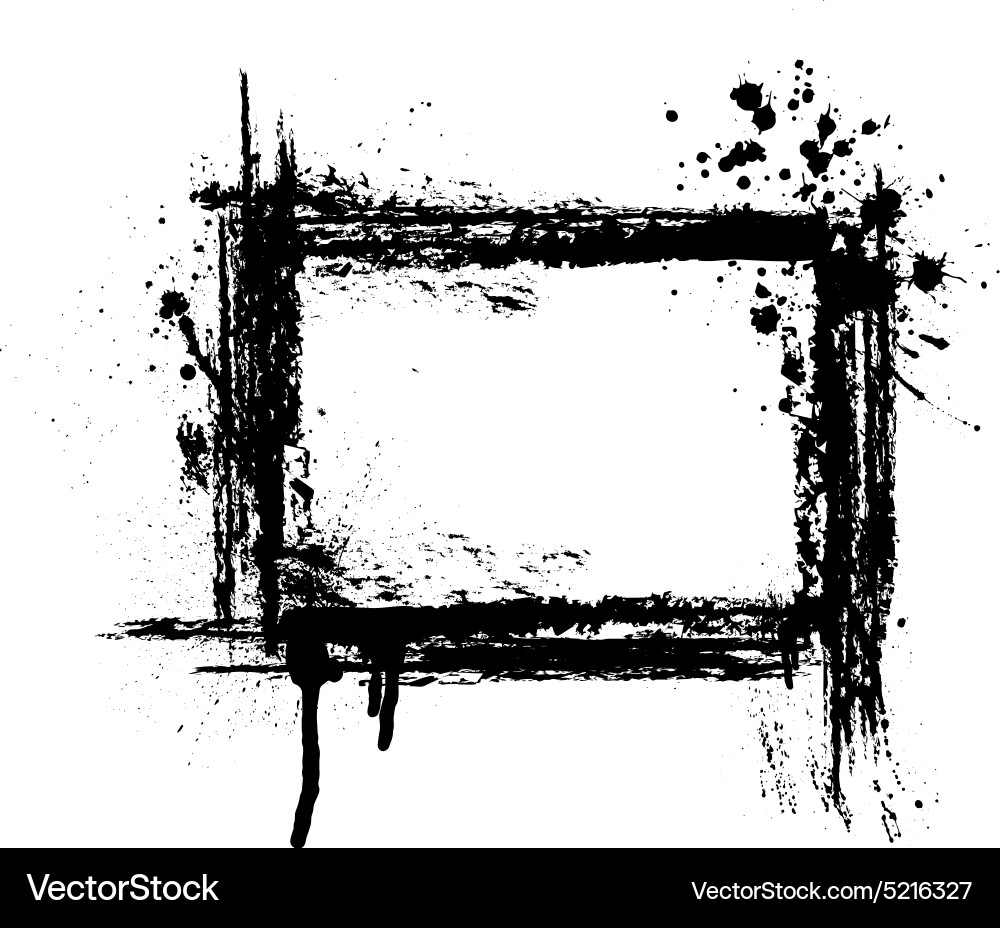 Grunge frame Royalty Free Vector Image - VectorStock