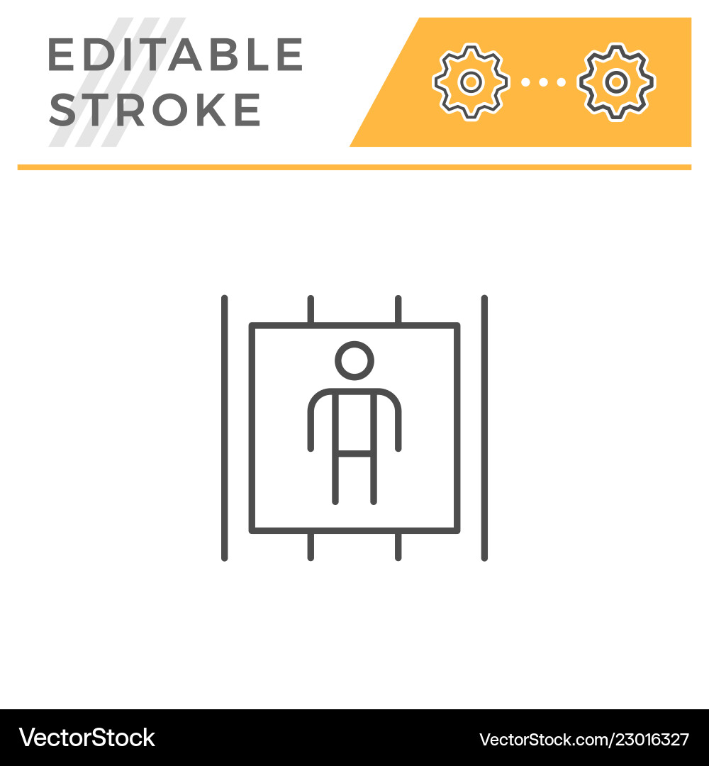 Passenger lift icon Royalty Free Vector Image - VectorStock